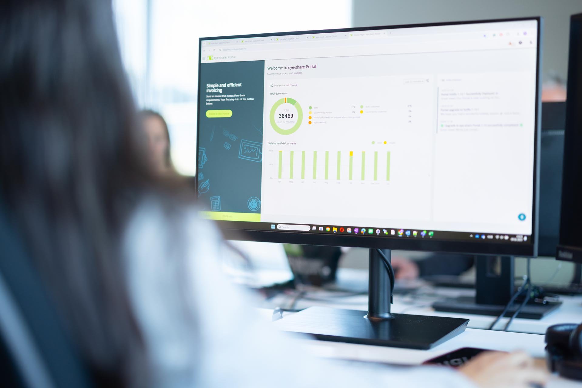 Effektiv eOrder-håndtering | eye-share Portal